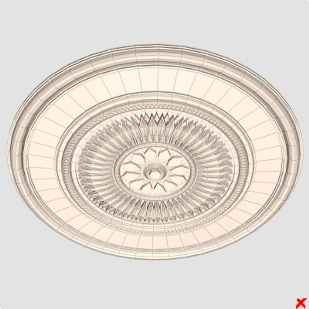 Ceiling Medallion 3d Max