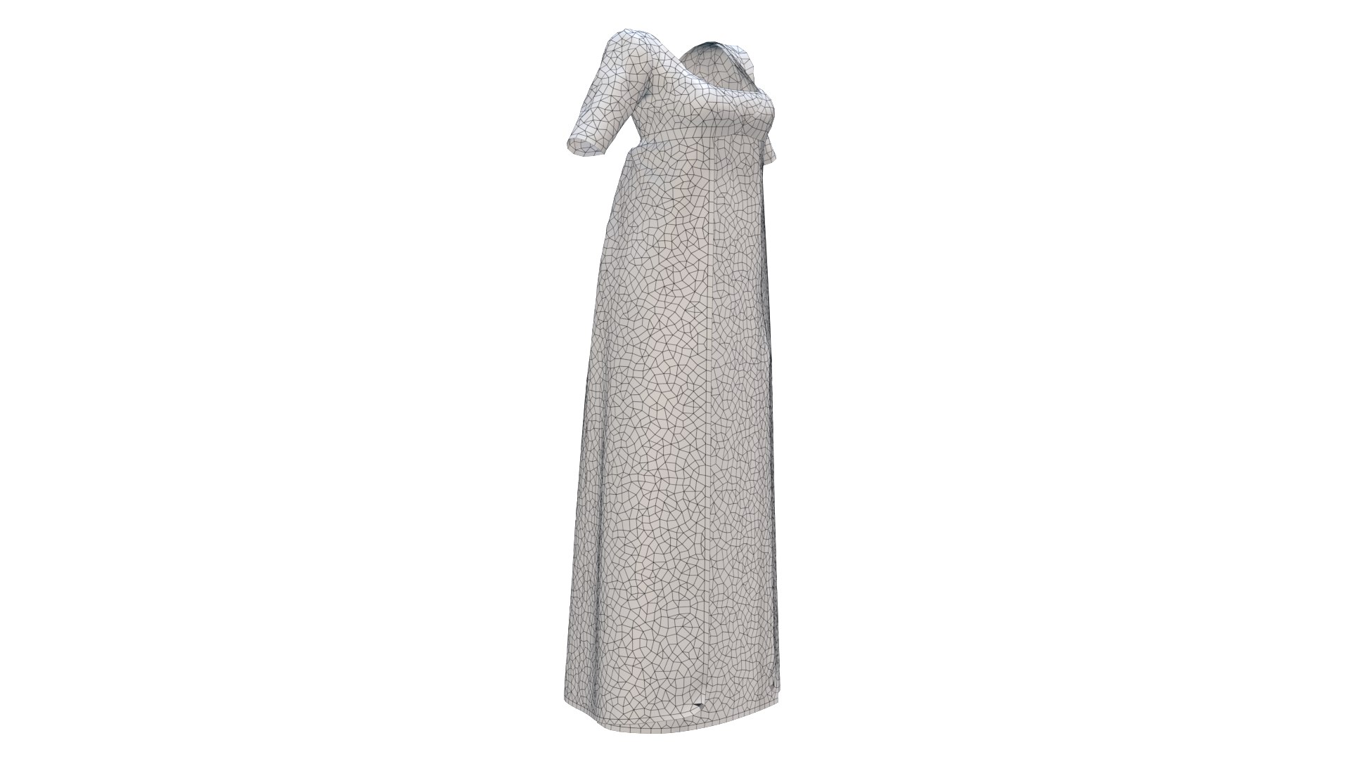 Regency Dress 3D Model 3D Model - TurboSquid 2304530