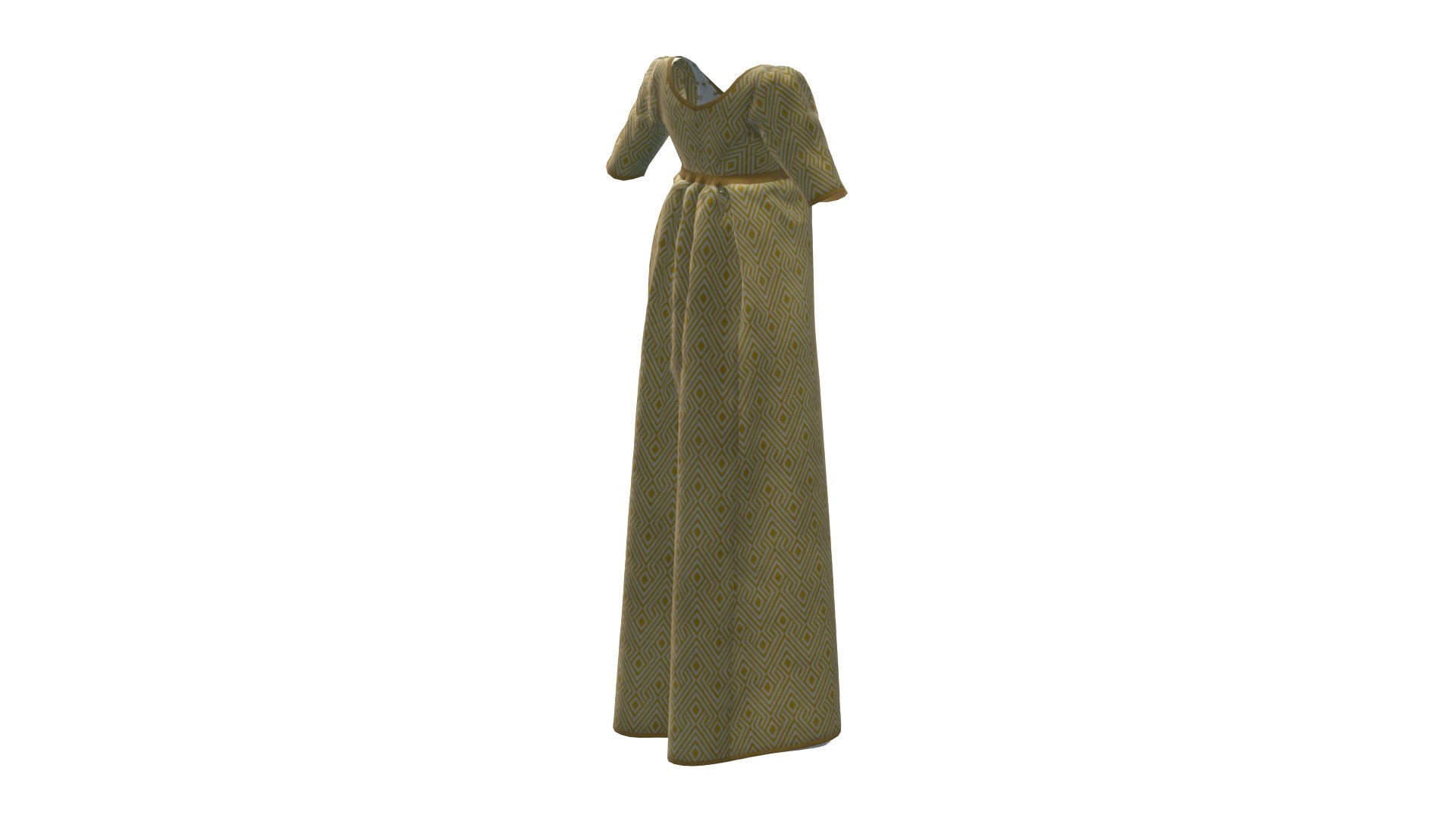 Regency Dress 3D Model 3D Model - TurboSquid 2304530