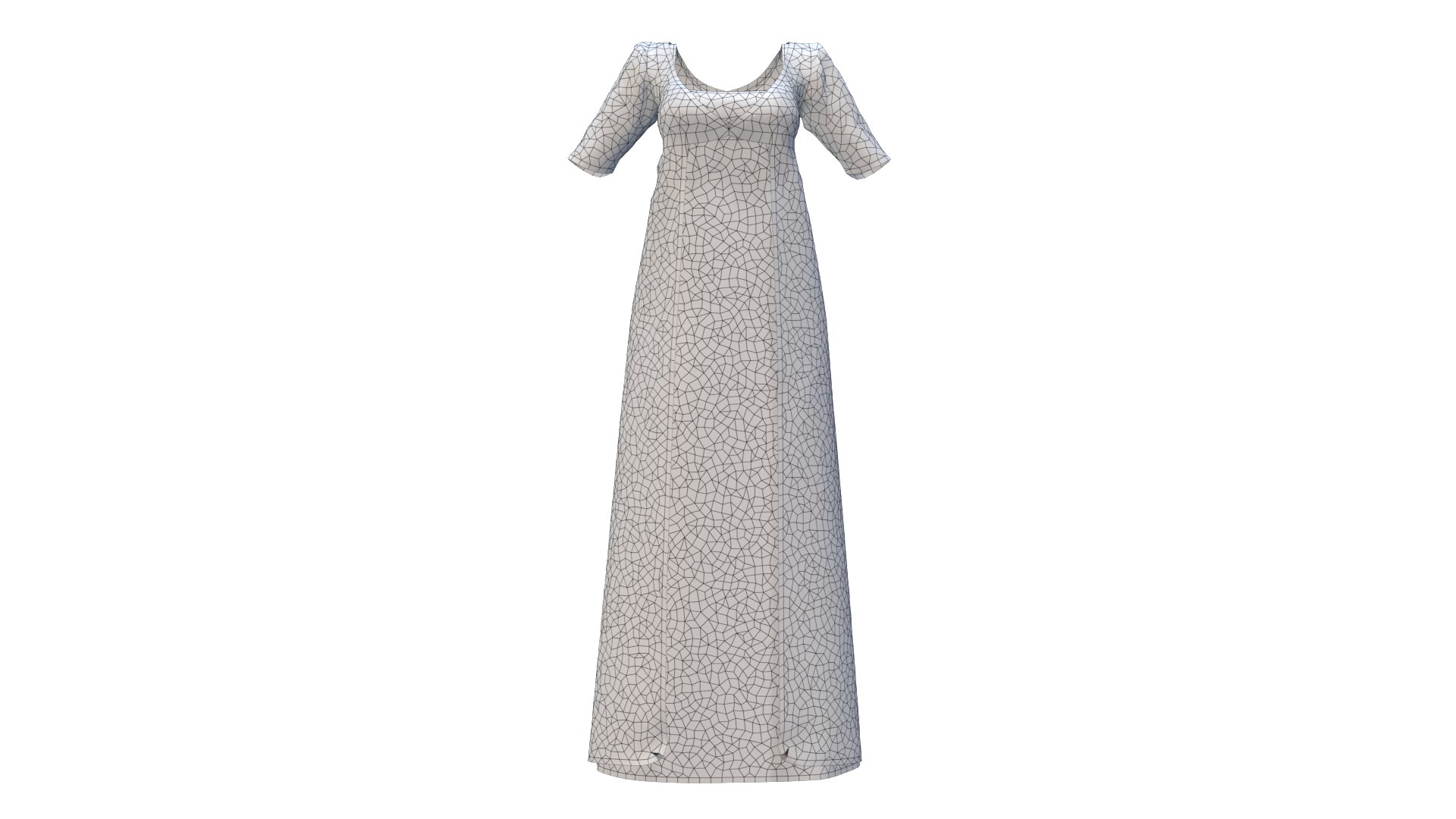 Regency Dress 3D Model 3D Model - TurboSquid 2304530