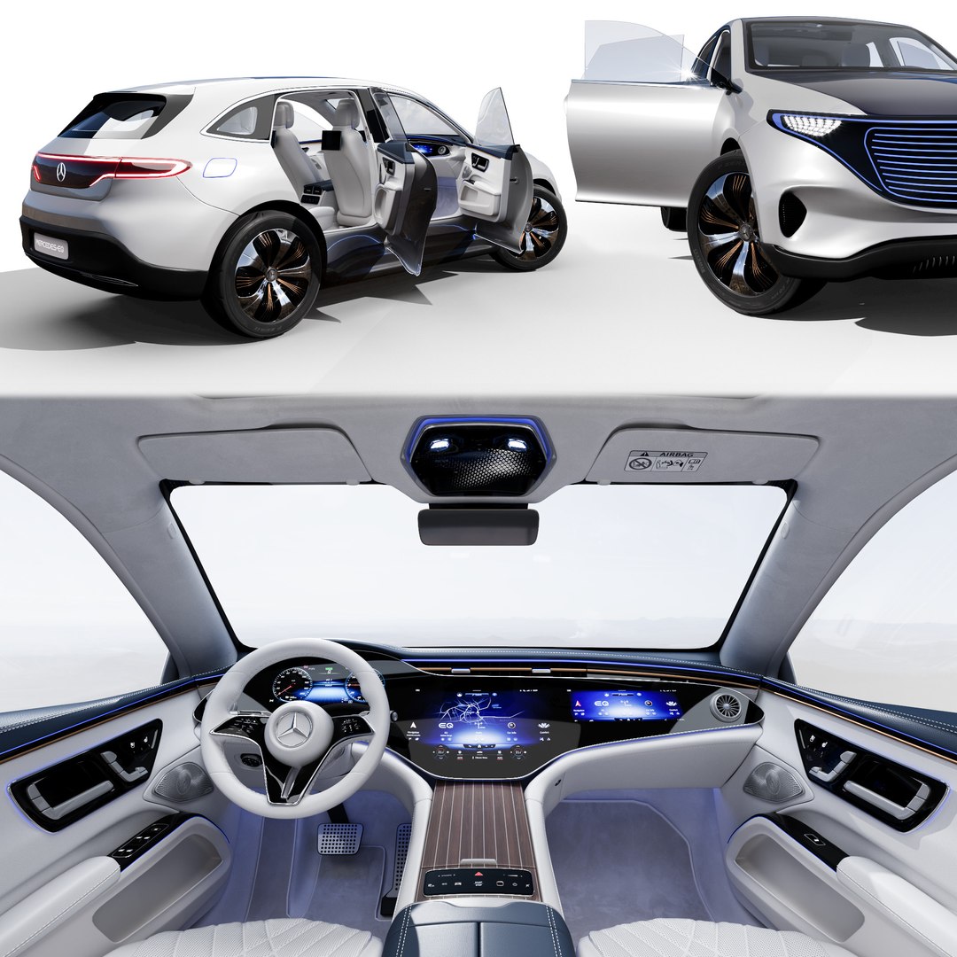 Elegantes Mercedes Eq Suv Ebenbild