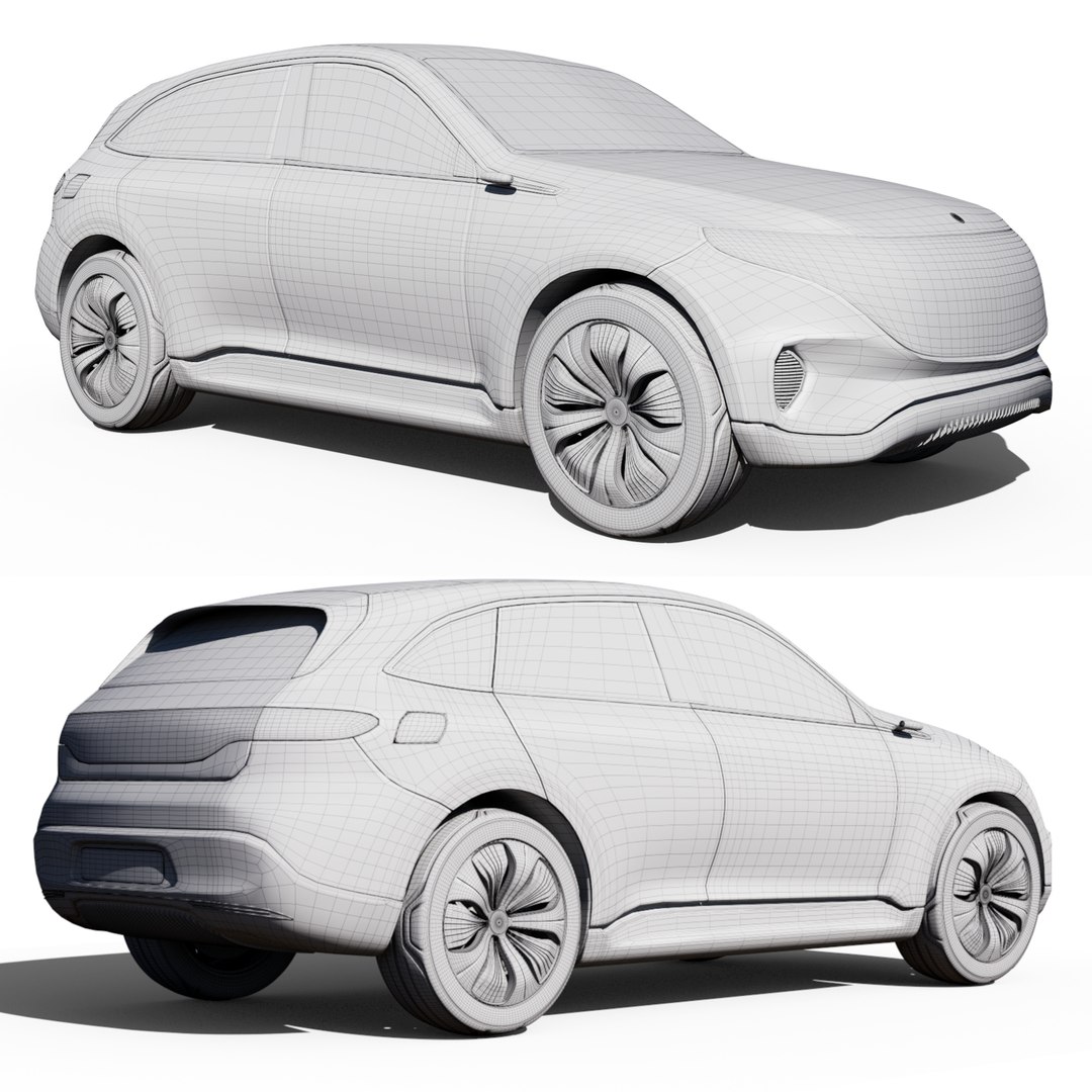 Mercedes EQ SUV Model - TurboSquid 2125090