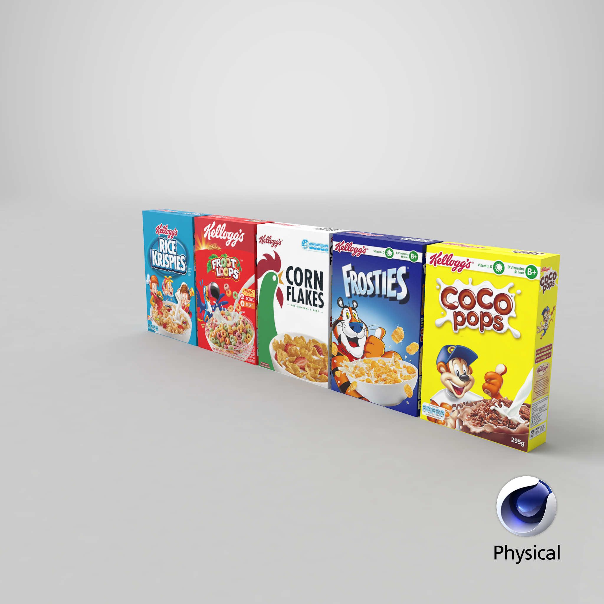 3D cereal box s - TurboSquid 1677616