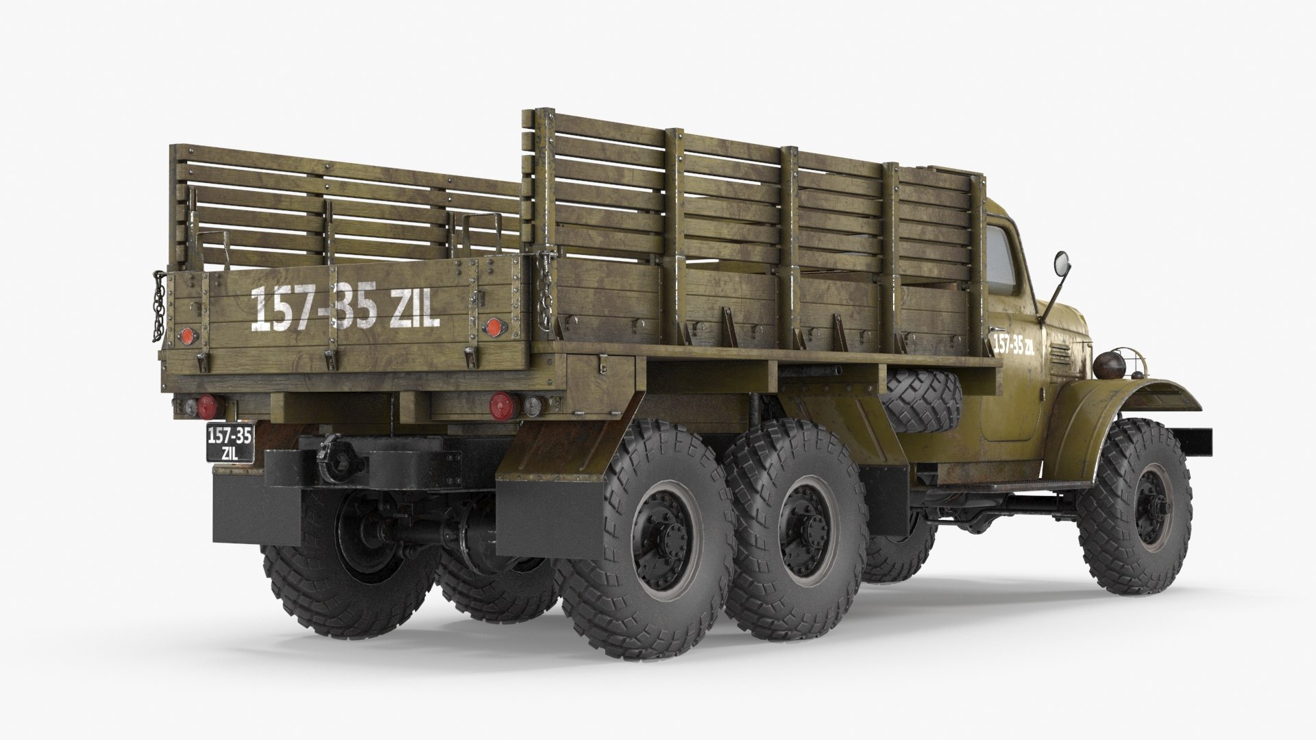 Zil-157 Zil 3D Model - TurboSquid 1594294