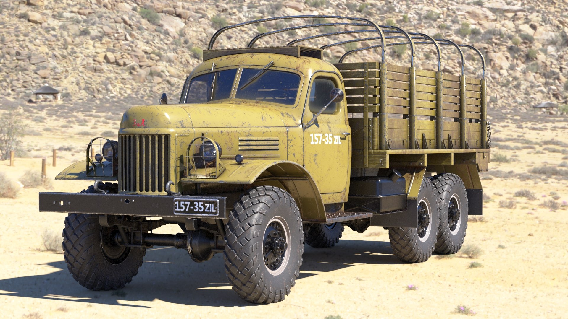 Zil-157 Zil 3D Model - TurboSquid 1594294