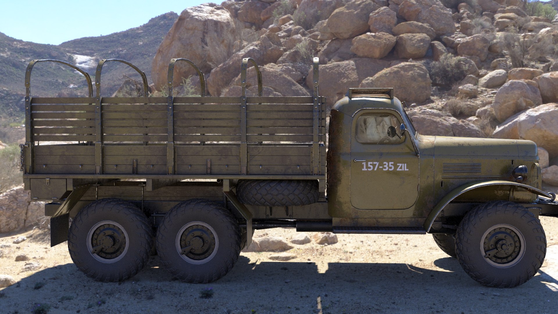 Zil-157 Zil 3D Model - TurboSquid 1594294