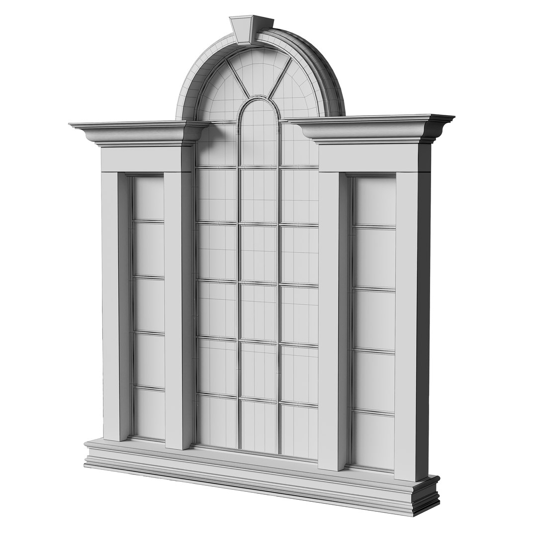 Architectural Classic Window 3D Model 9 3D Model - TurboSquid 2416855