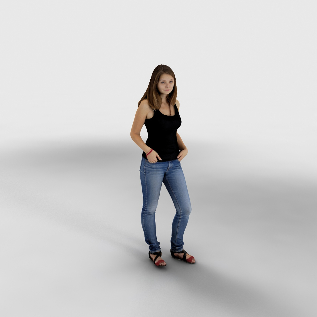 Scan People Smile 3d Model
