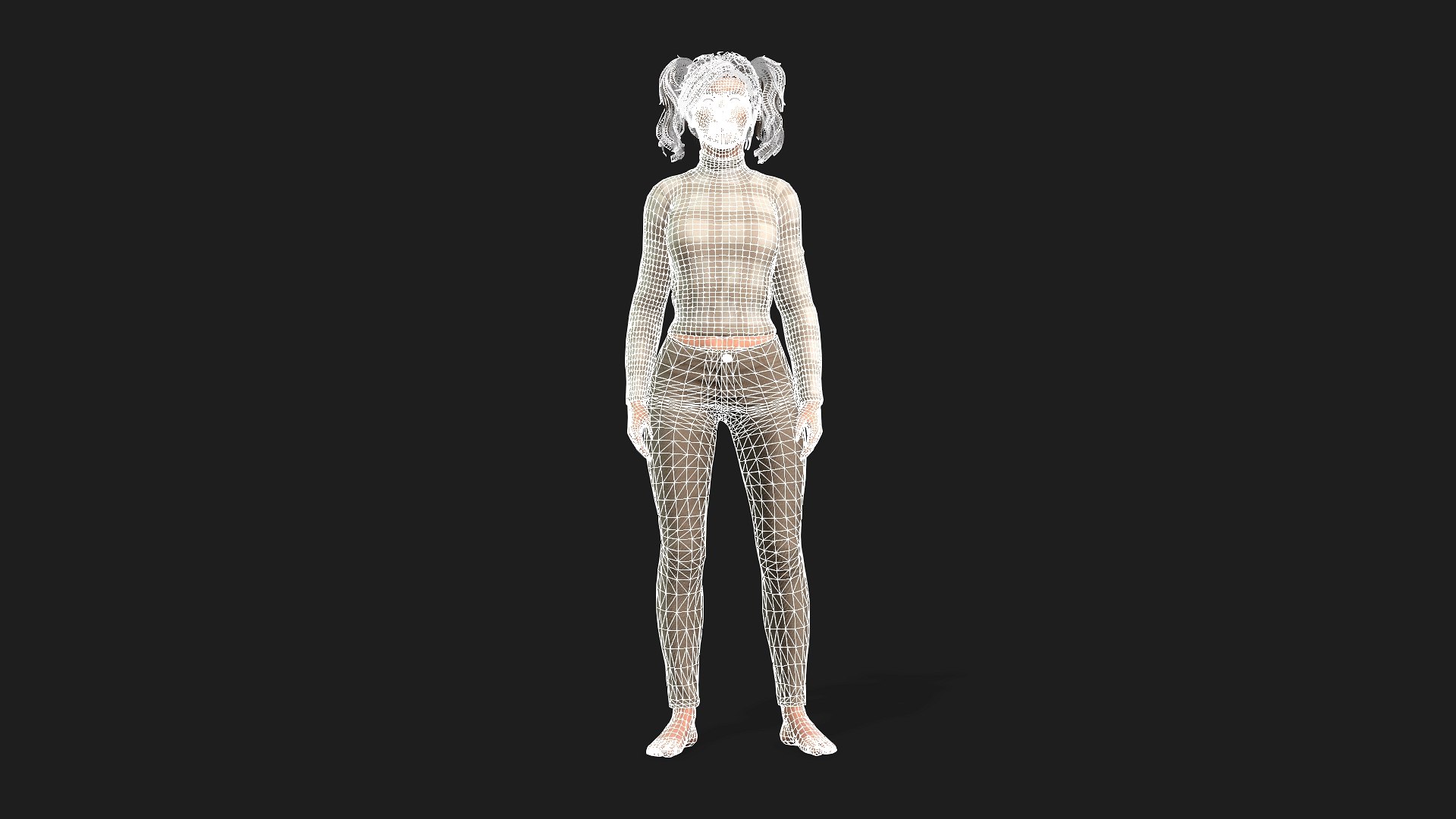 3D Beautiful 3D Girl Character Fully Rigged And Textured - TurboSquid ...