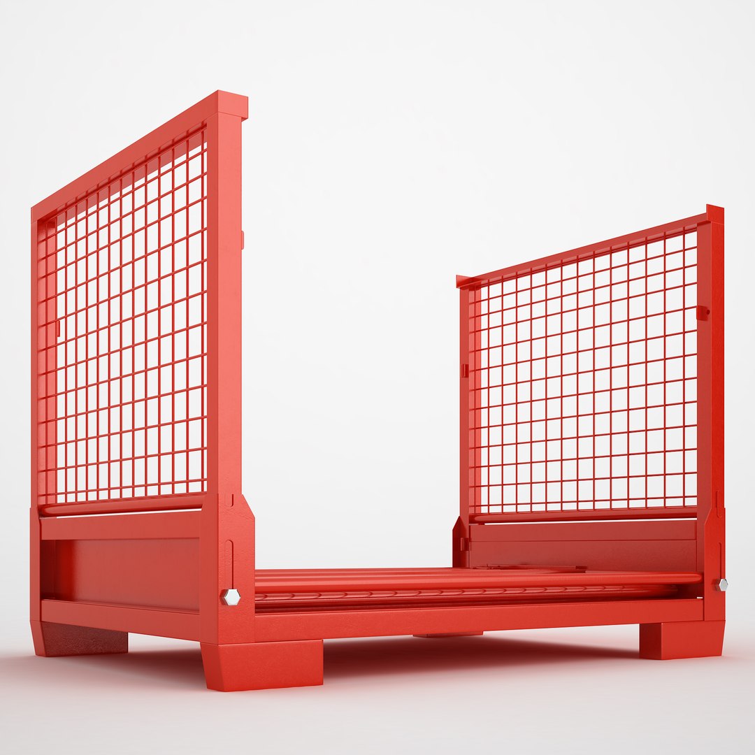 3D Collapsible Cage Pallet 12 - TurboSquid 2076904