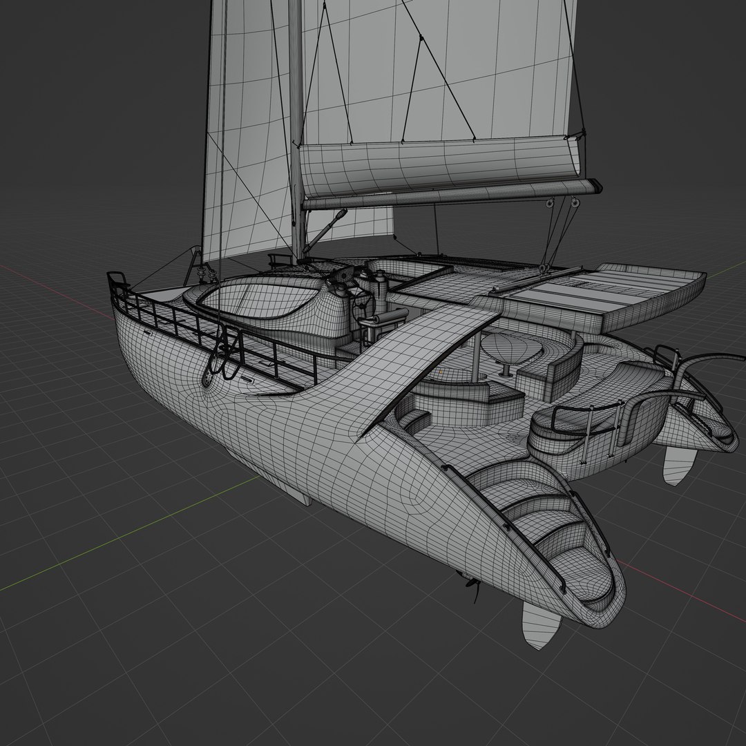 Xquisite X5 Plus Catamaran 3D Model - TurboSquid 2089308