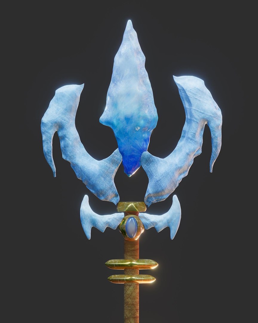 Frozen Feather Staff 3D Model - TurboSquid 2005300