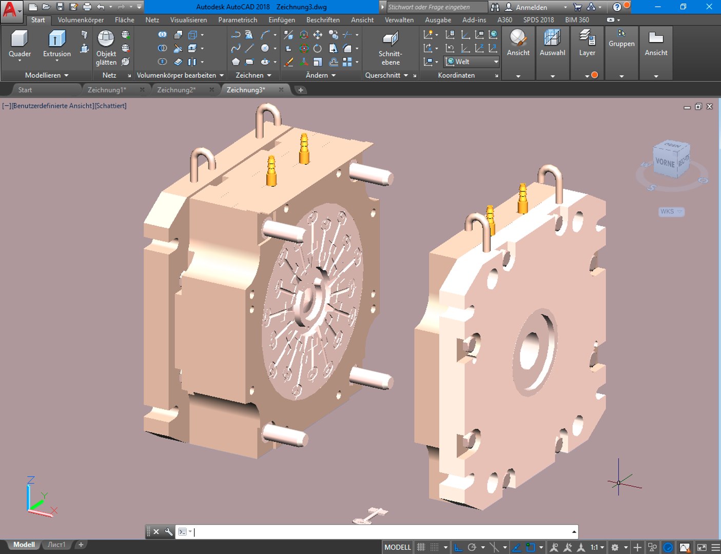 3D Injection Mould Model 3D - TurboSquid 2046617