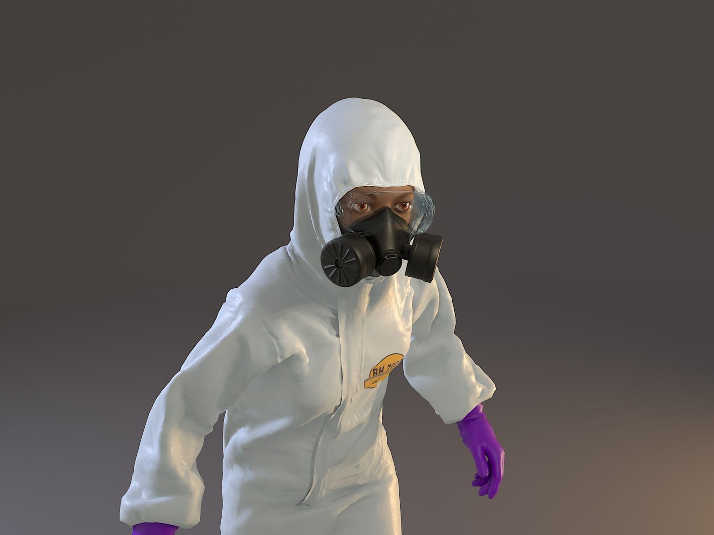 Female Biohazard Suit Acc 3D Model - TurboSquid 1527979