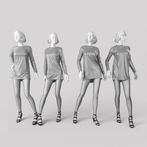 Animated Female Mannequin 3D Models for Download | TurboSquid