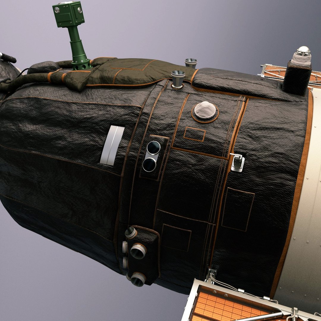 3d Obj Soyuz Orbiter