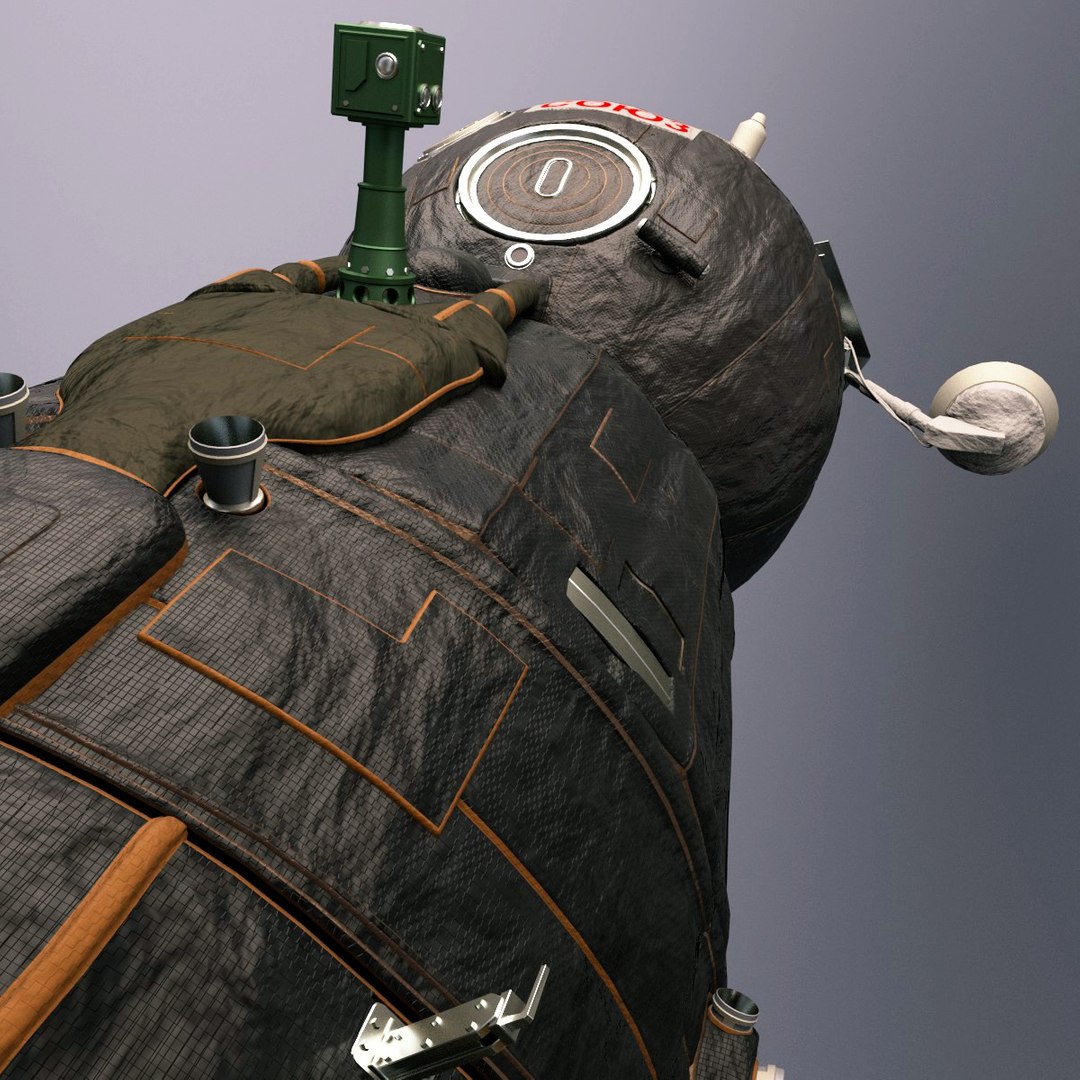 3d Obj Soyuz Orbiter