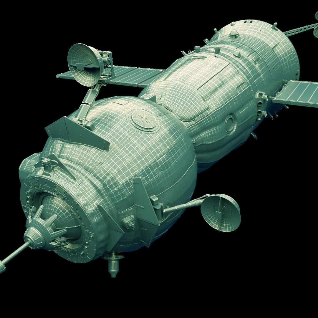 3d Obj Soyuz Orbiter
