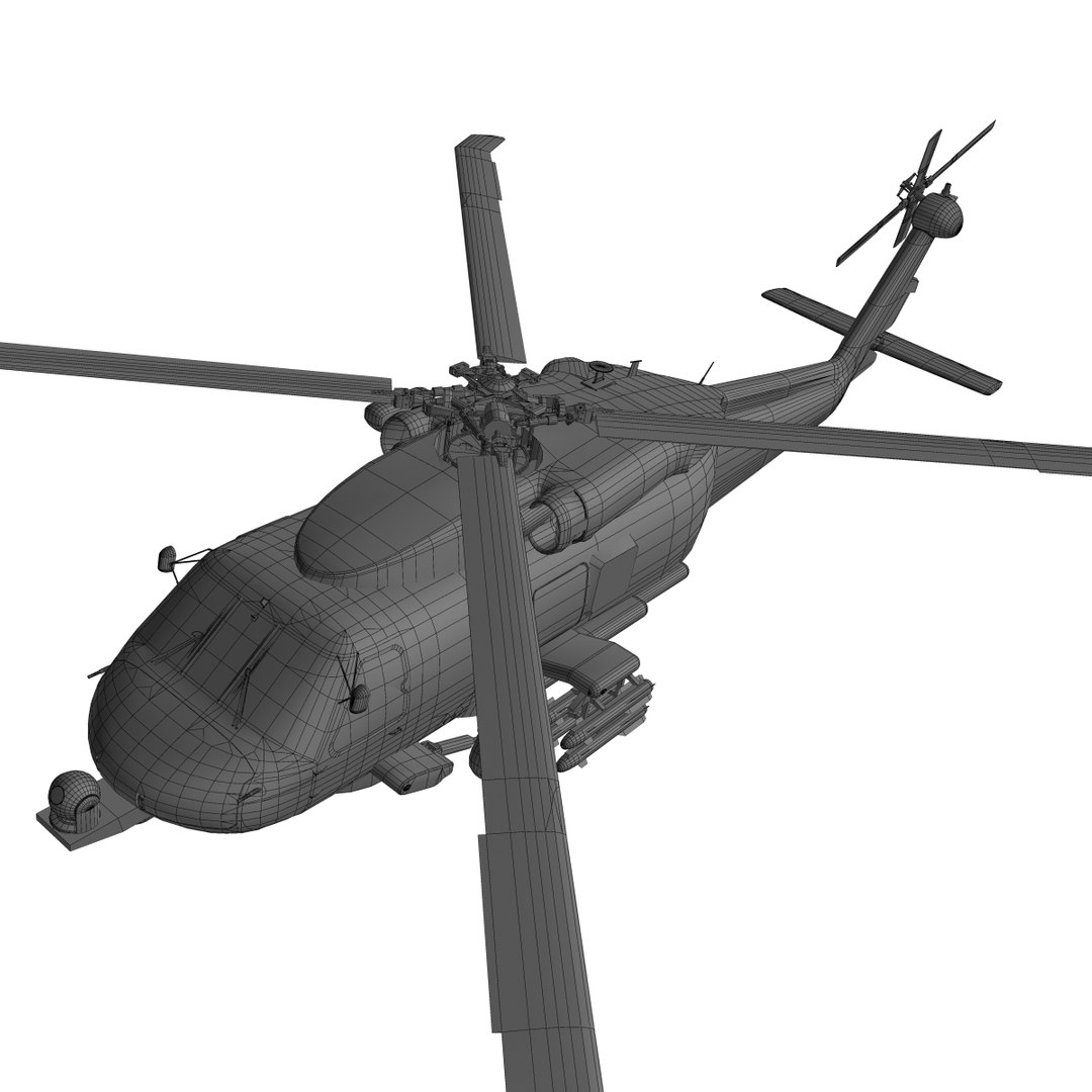 Mh-60 Seahawk S 3d Max