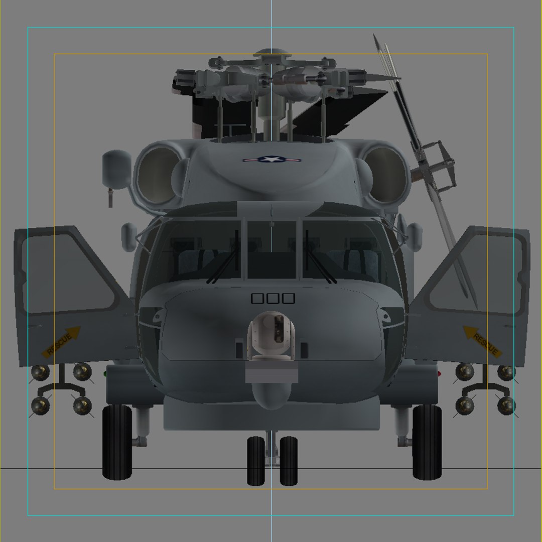Mh-60 Seahawk S 3d Max