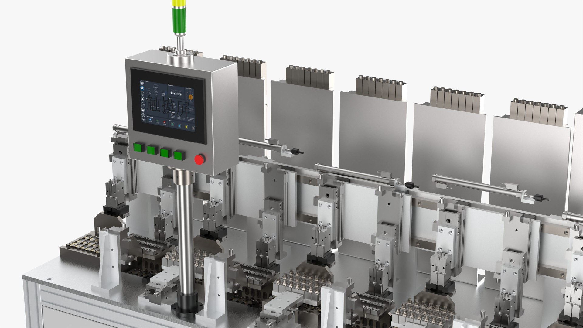 Automatic Wafer Oil Tank Sorting Machine 3D Model - TurboSquid 2253266