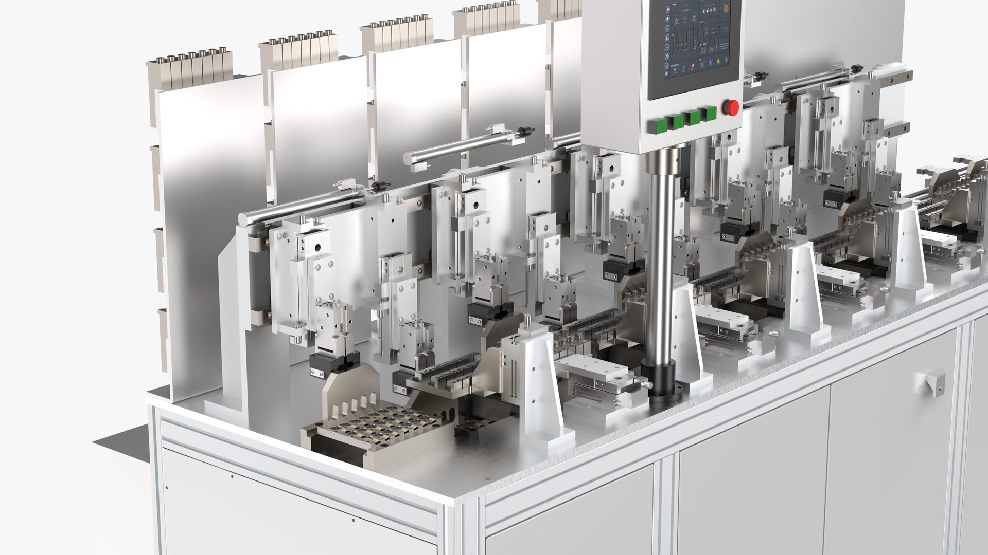 Automatic Wafer Oil Tank Sorting Machine 3D Model - TurboSquid 2253266