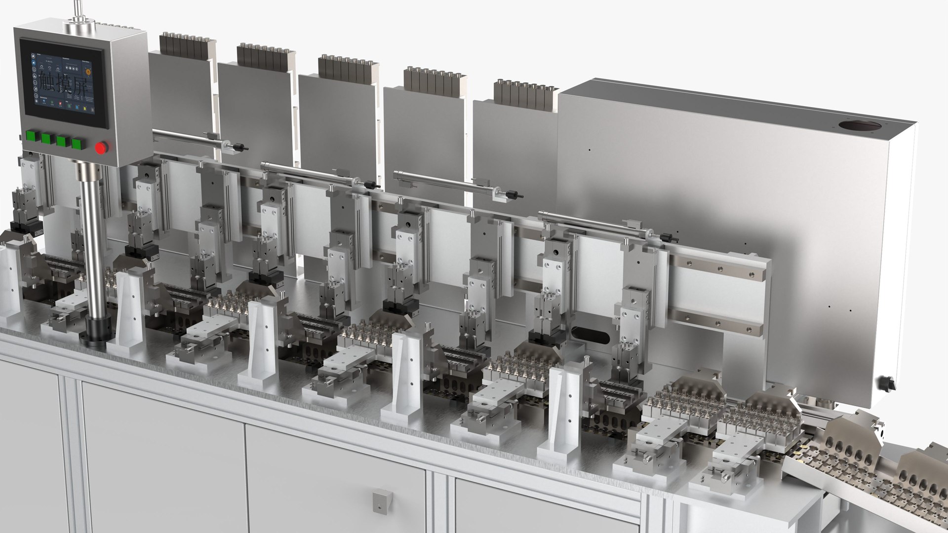 Automatic Wafer Oil Tank Sorting Machine 3D Model - TurboSquid 2253266