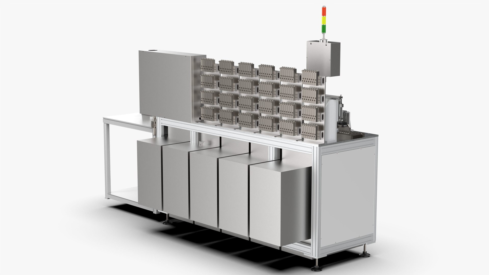 Automatic Wafer Oil Tank Sorting Machine 3D Model - TurboSquid 2253266
