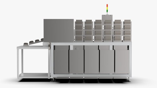 modelo 3d Máquina clasificadora automática de tanques de aceite de ...