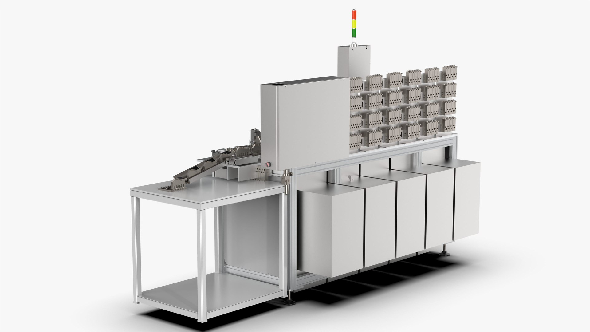 Automatic Wafer Oil Tank Sorting Machine 3D Model - TurboSquid 2253266