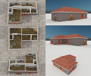 Ranch House 3D Models for Download | TurboSquid