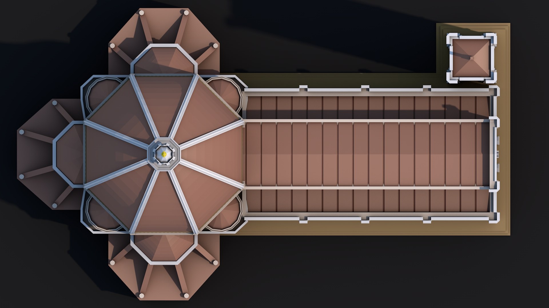 3D Cathedral Florence Model - TurboSquid 1577239