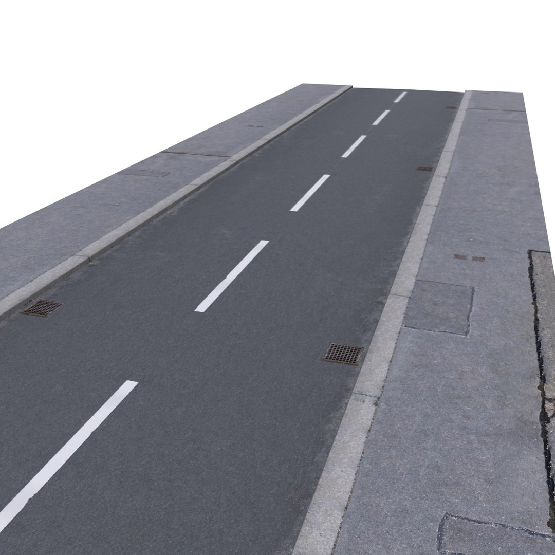 Pavement Street 3d Model
