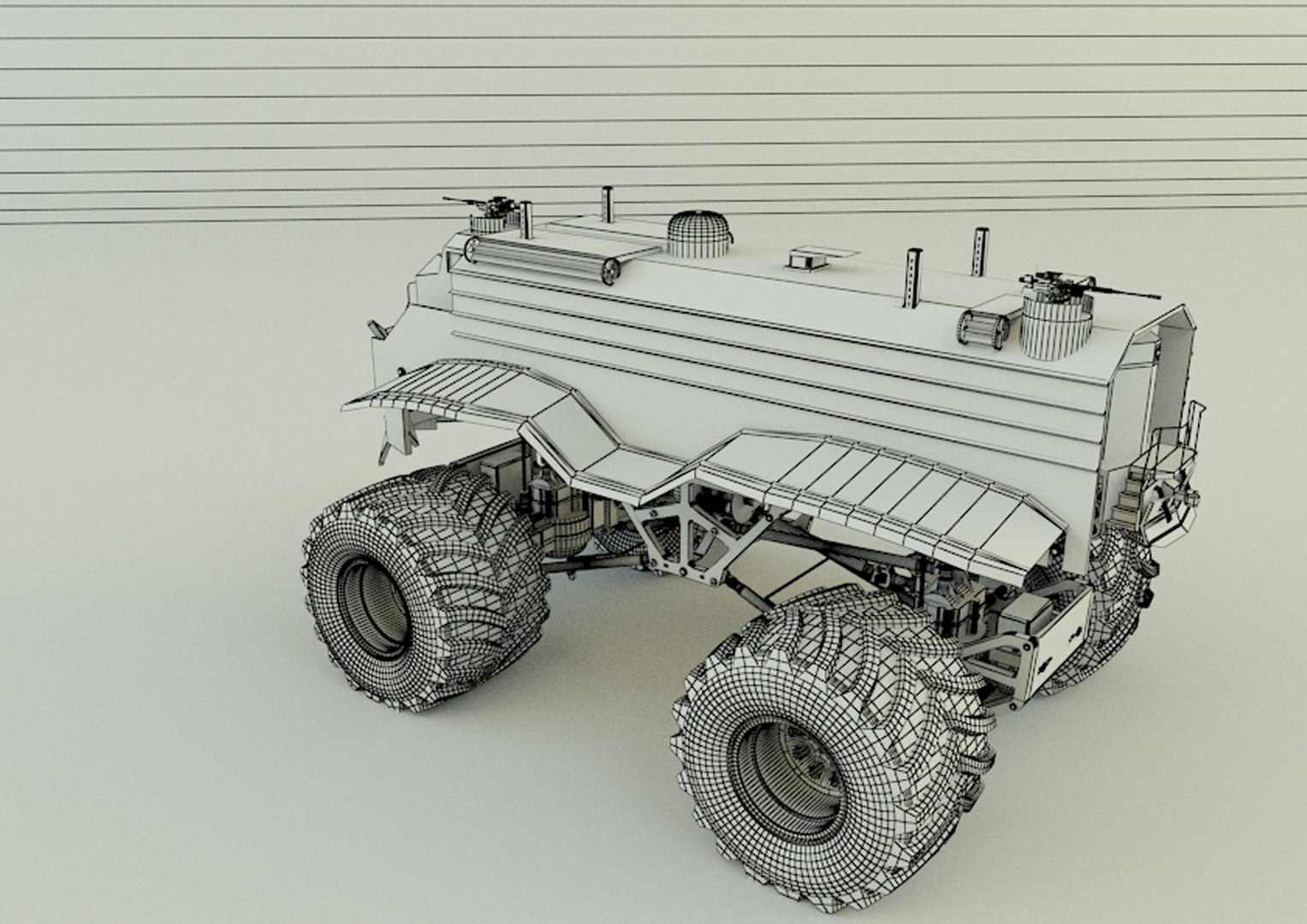 Locomotive Monster Trucks 3D Model - TurboSquid 2067832