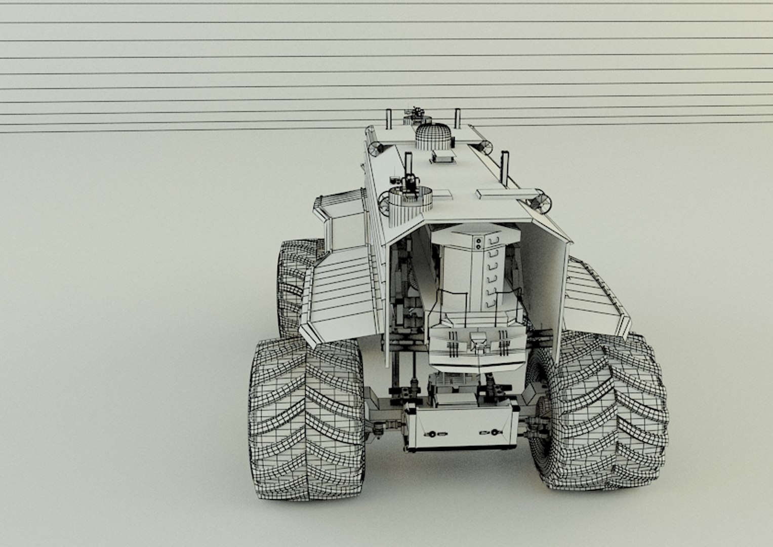 Locomotive Monster Trucks 3D Model - TurboSquid 2067832