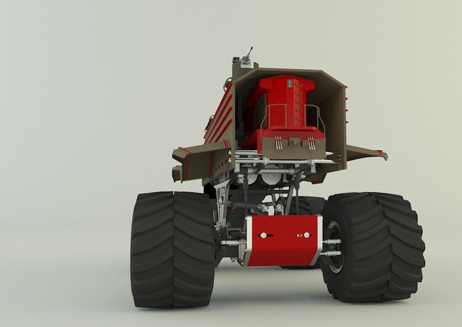 Locomotive Monster Trucks 3D Model - TurboSquid 2067832