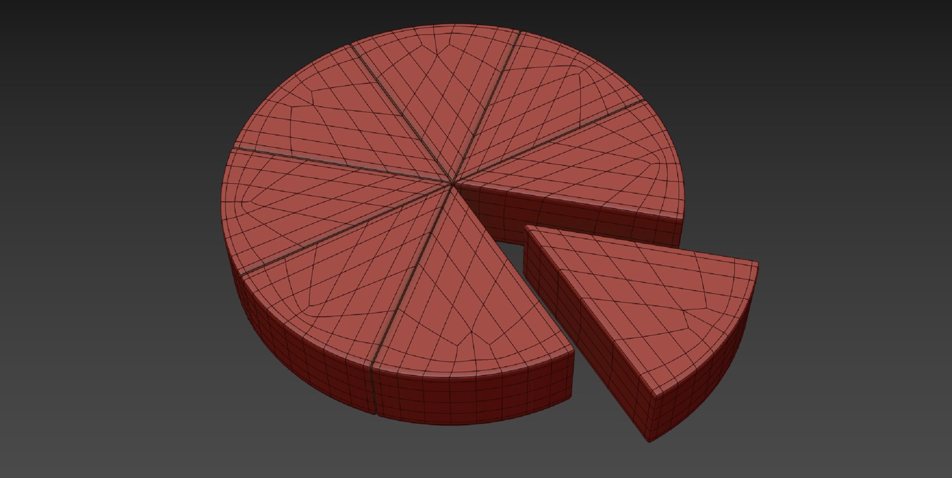 Pie Chart 3D - TurboSquid 1866381