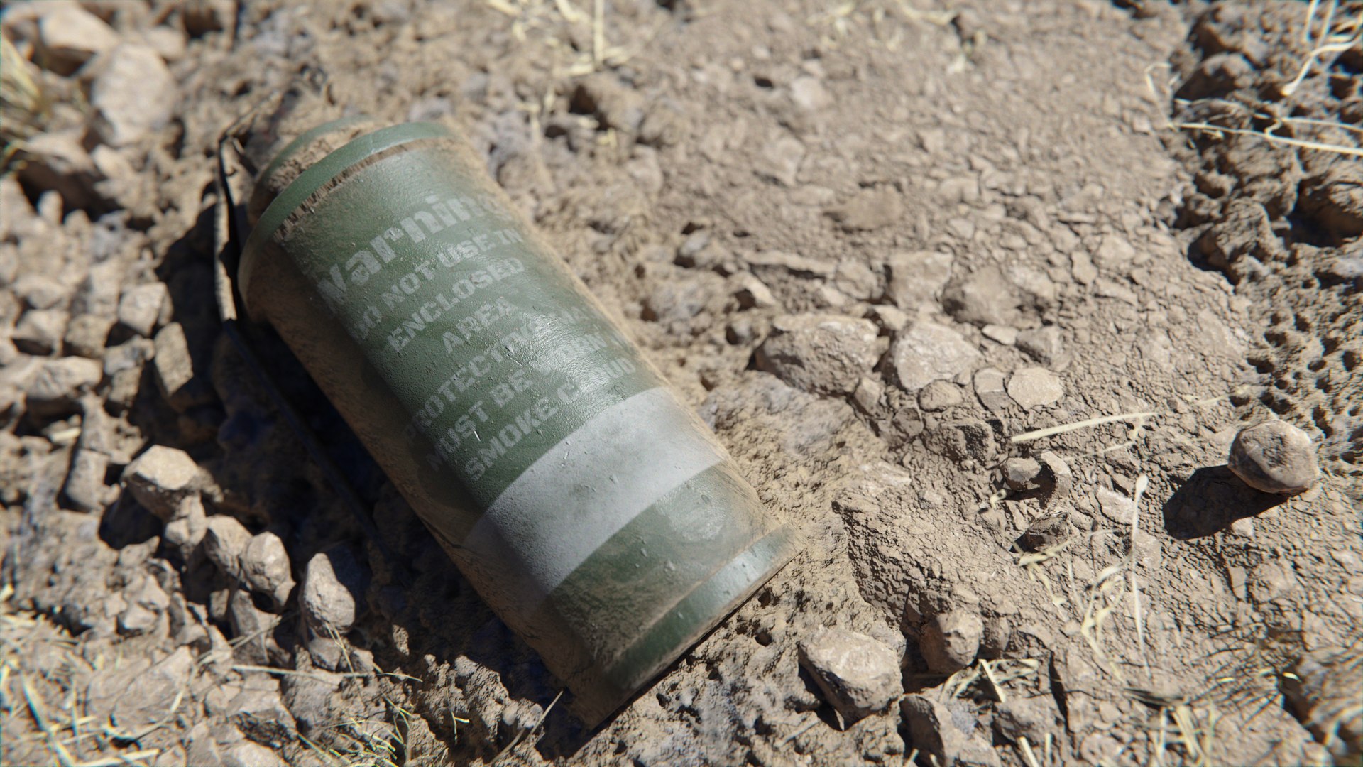 3D M83 Smoke Grenade Model - TurboSquid 1928286