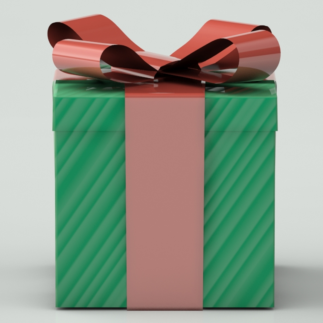 3d model gift box