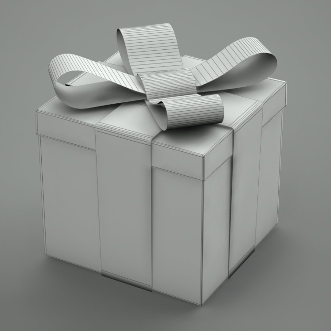 3d model gift box