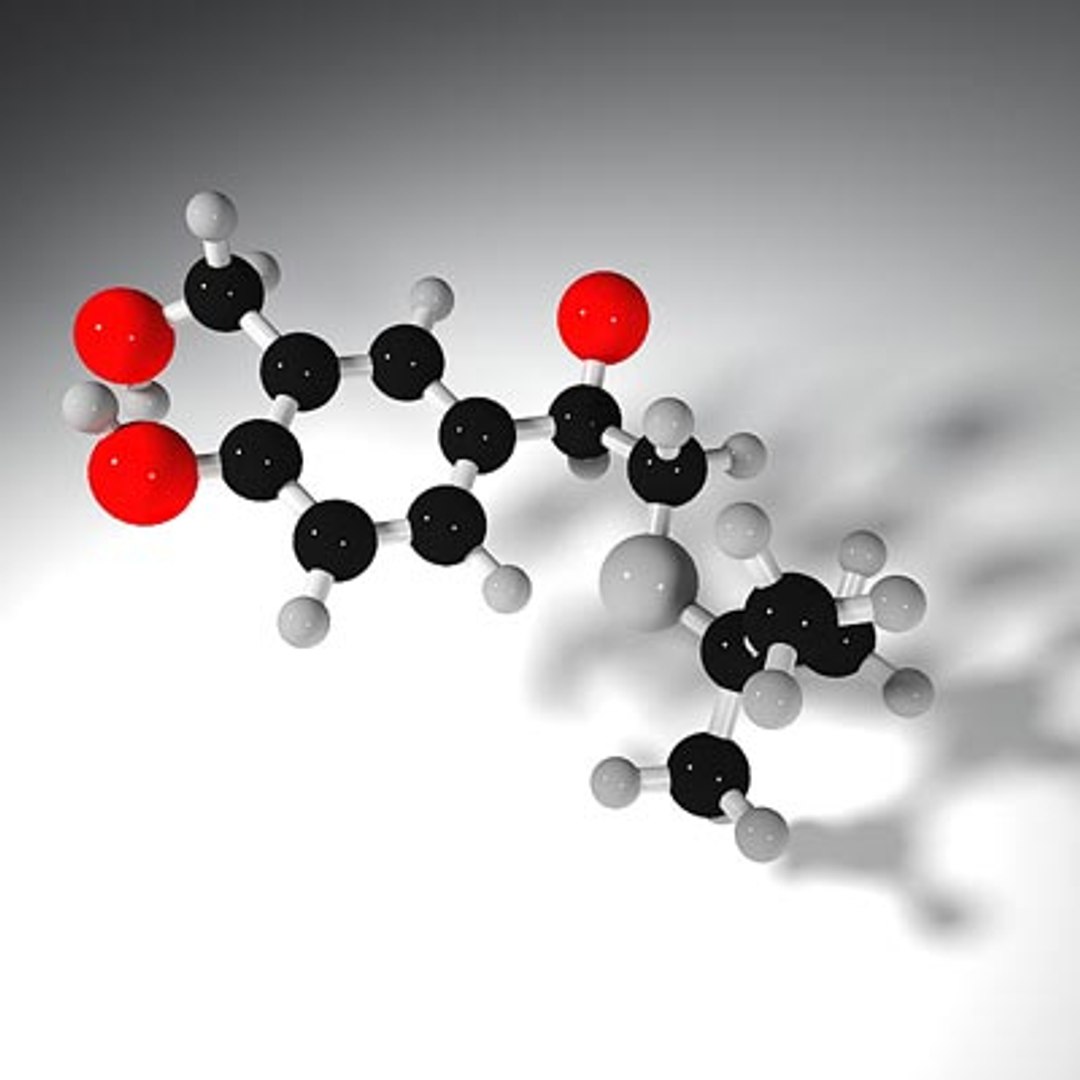 Albuterol Molecule Structure 3d Model