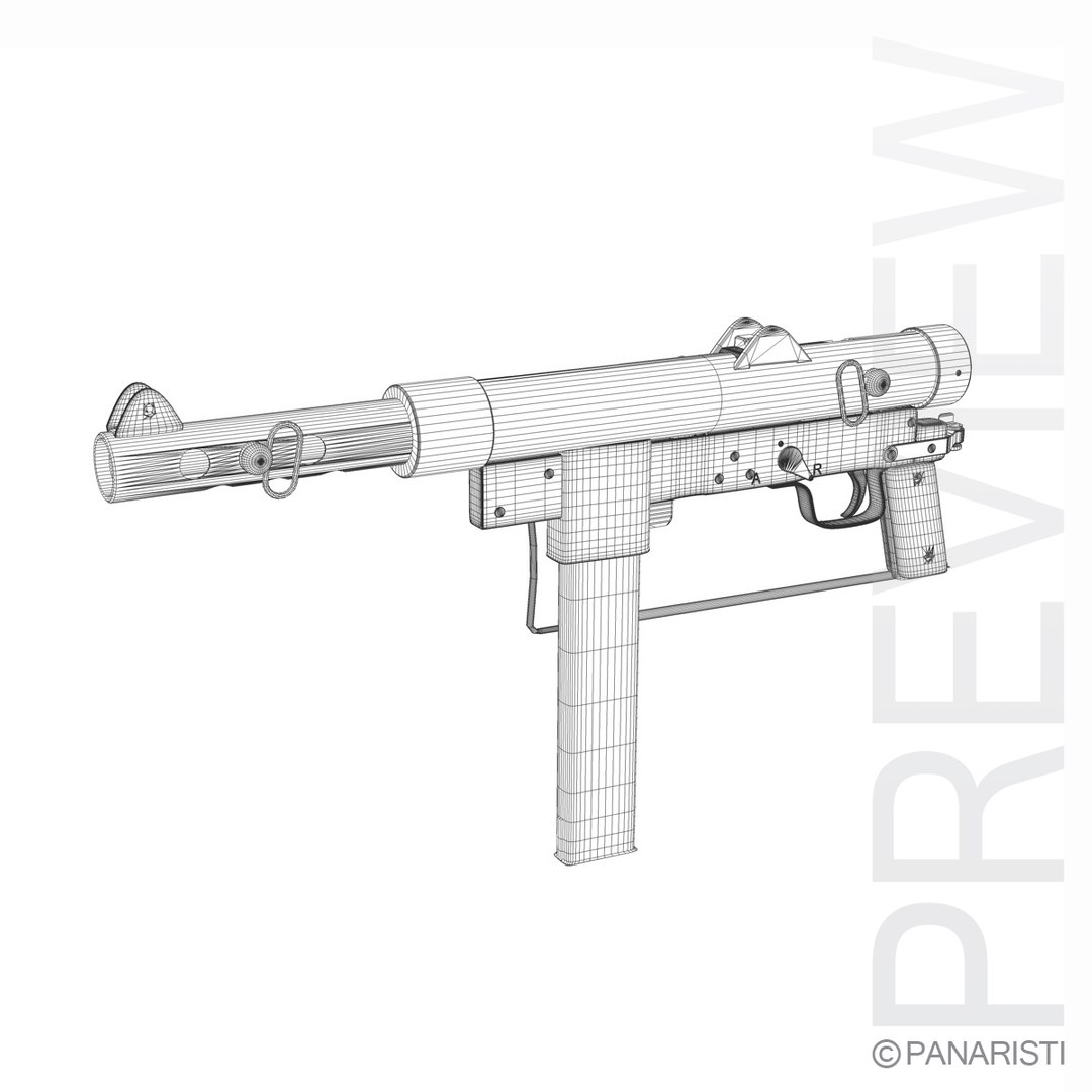 Carl Gustav M45 - 3d Model