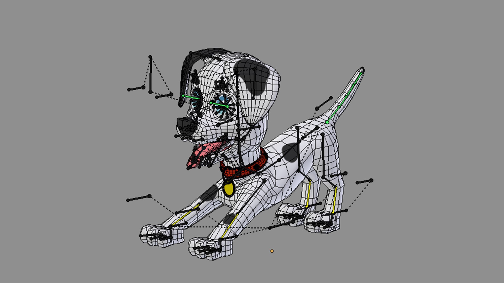 Cartoon dog 3d mesh 3D model - TurboSquid 2153902