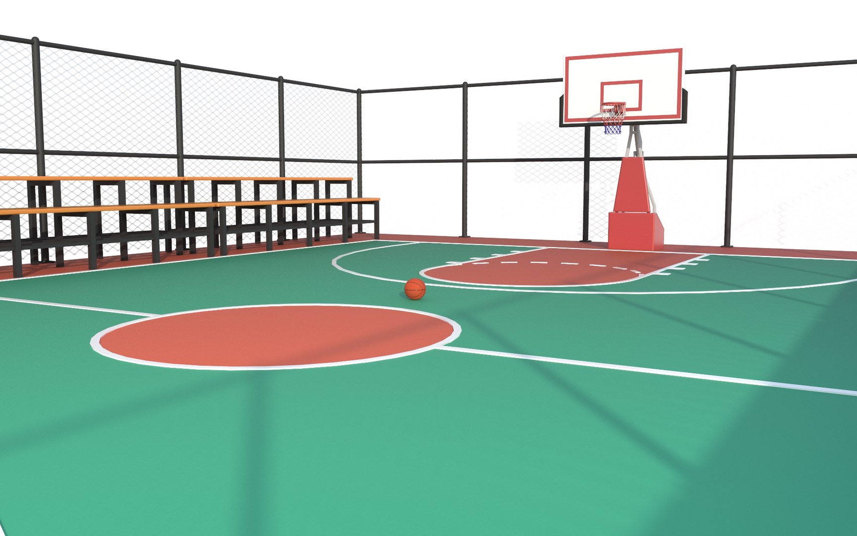 3D Basketball Court - TurboSquid 2116023