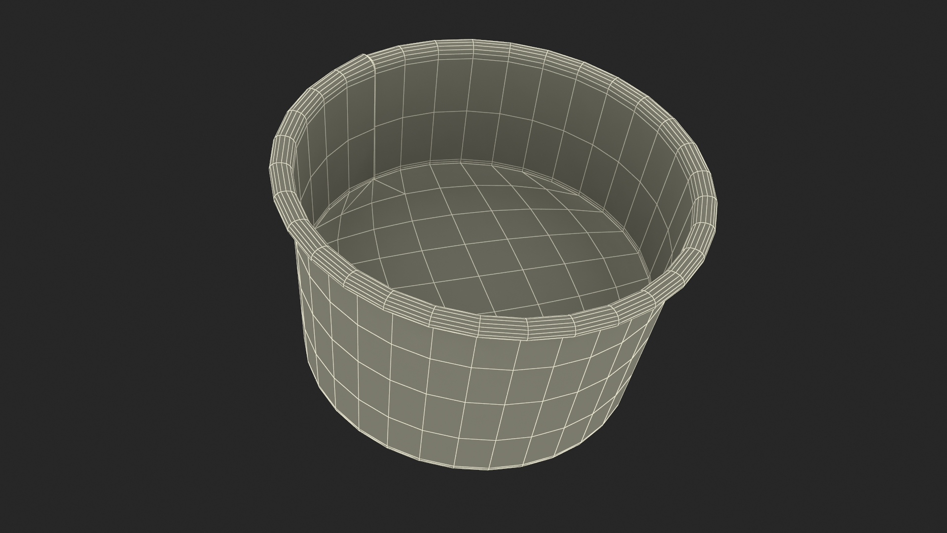 3D Cardboard Ice Cream Cup Model - TurboSquid 2273090