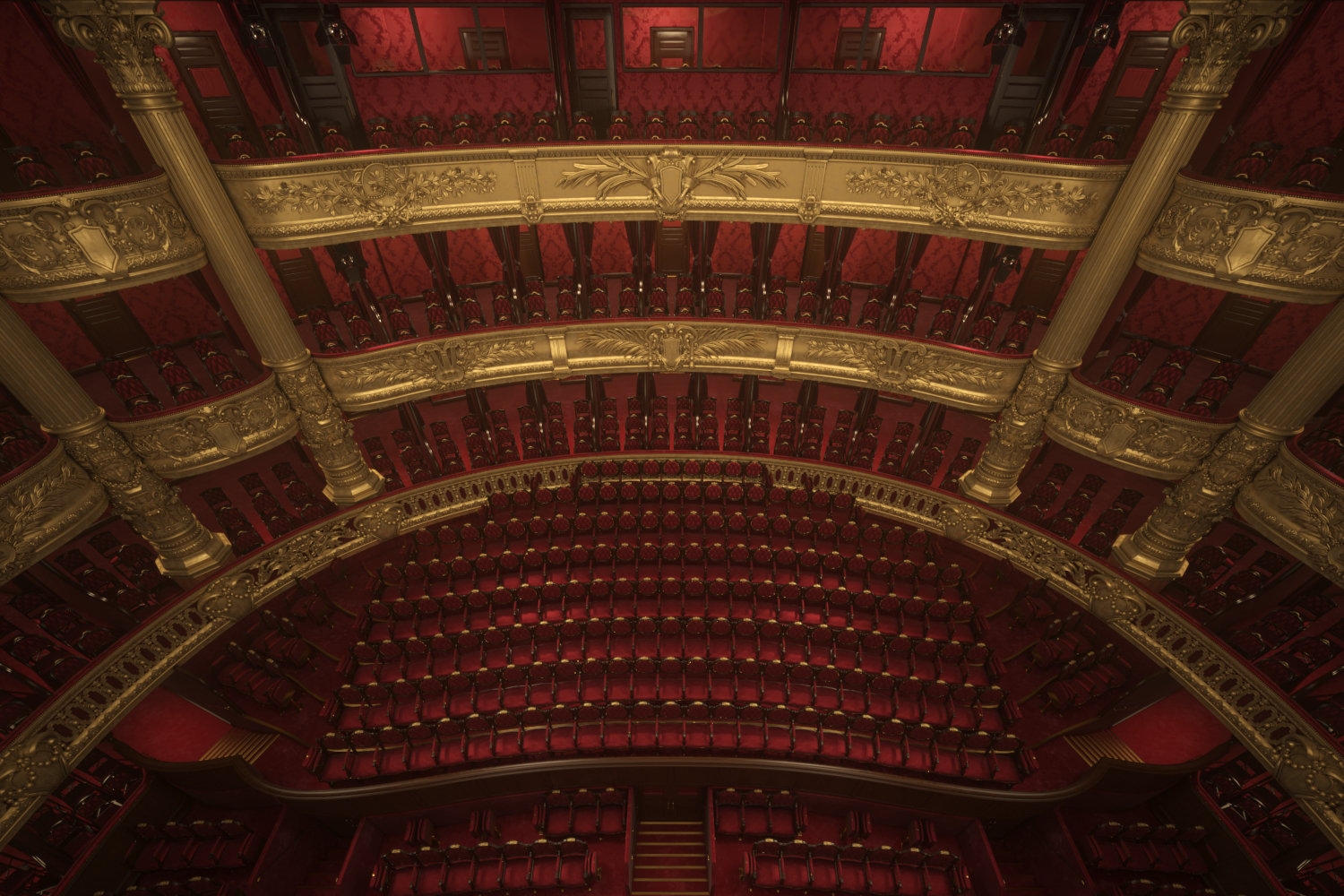 3D interior scene opera garnier - TurboSquid 1194044