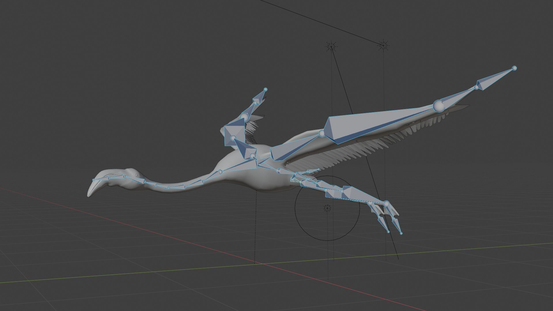 3D flamingo rigged - TurboSquid 1658985