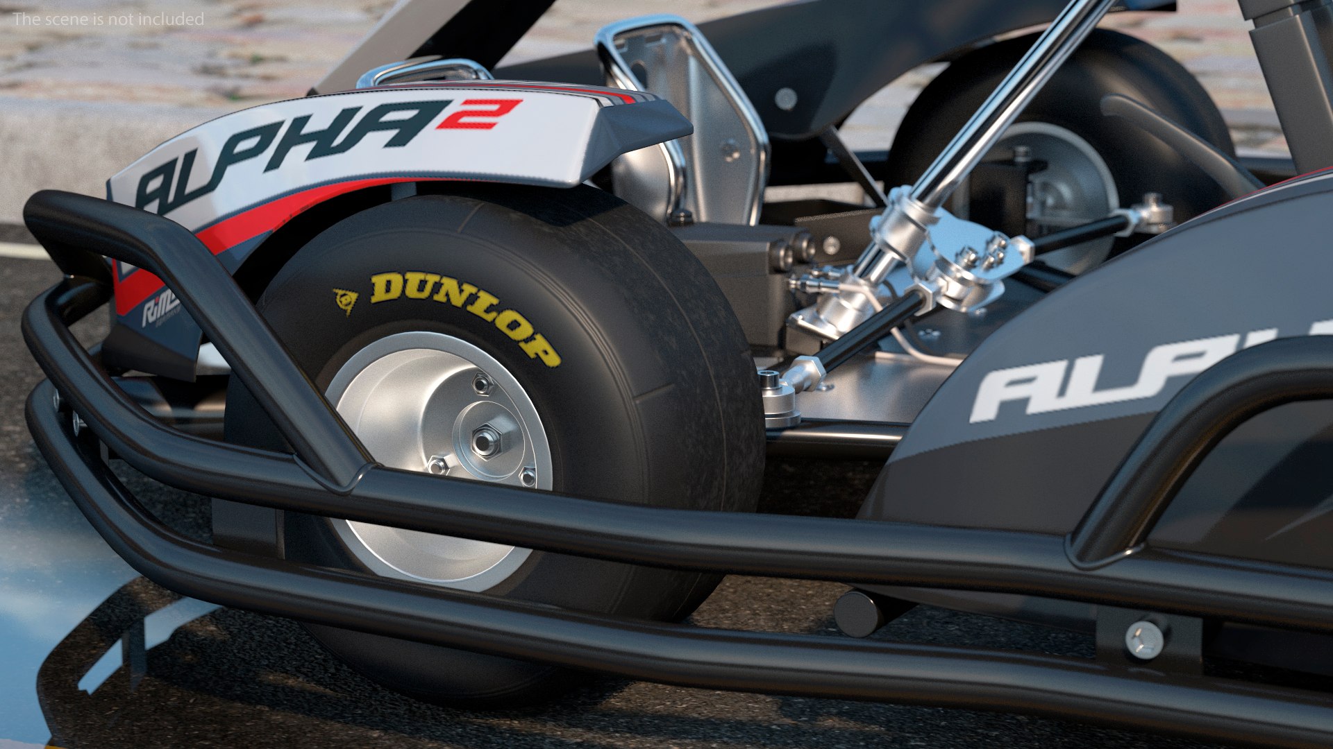 RiMO ALPHA2 Kart with Roll Bar 3D model - TurboSquid 1884845