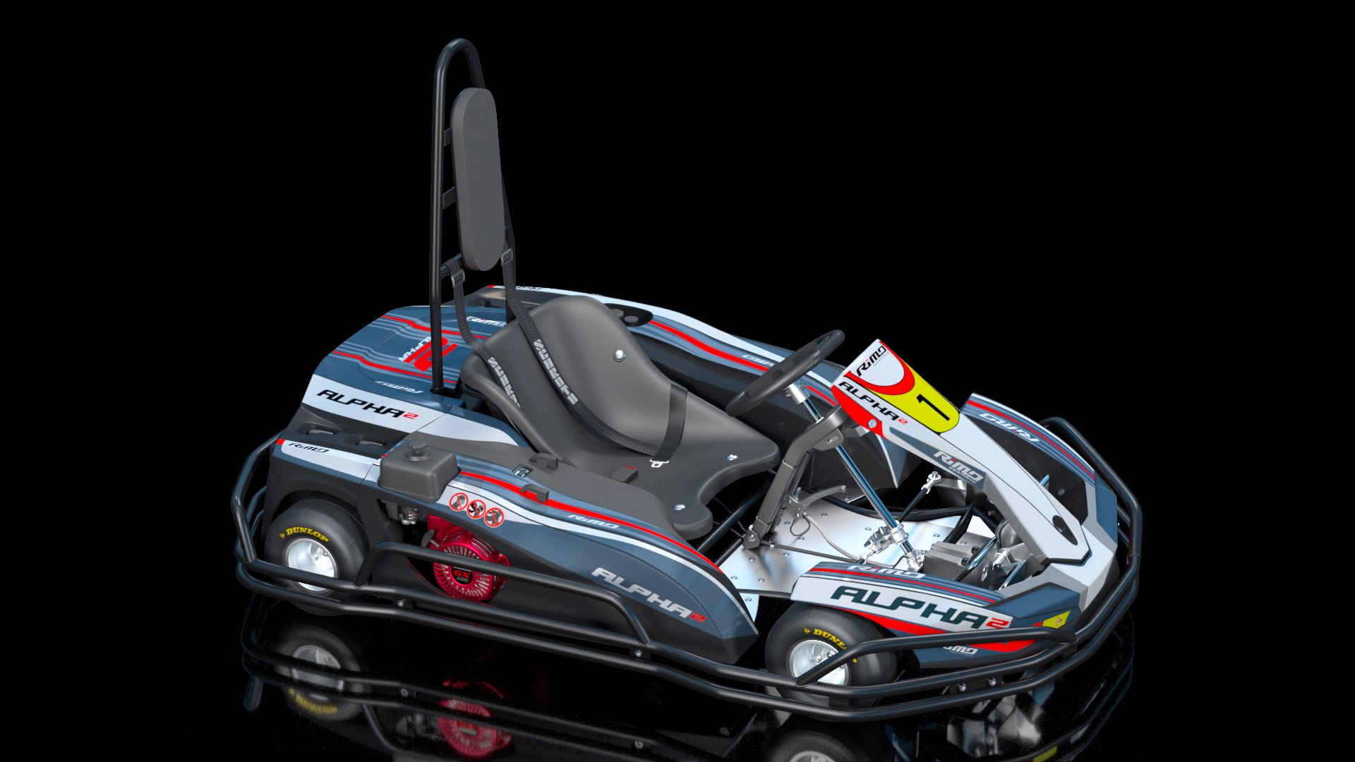 RiMO ALPHA2 Kart with Roll Bar 3D model - TurboSquid 1884845