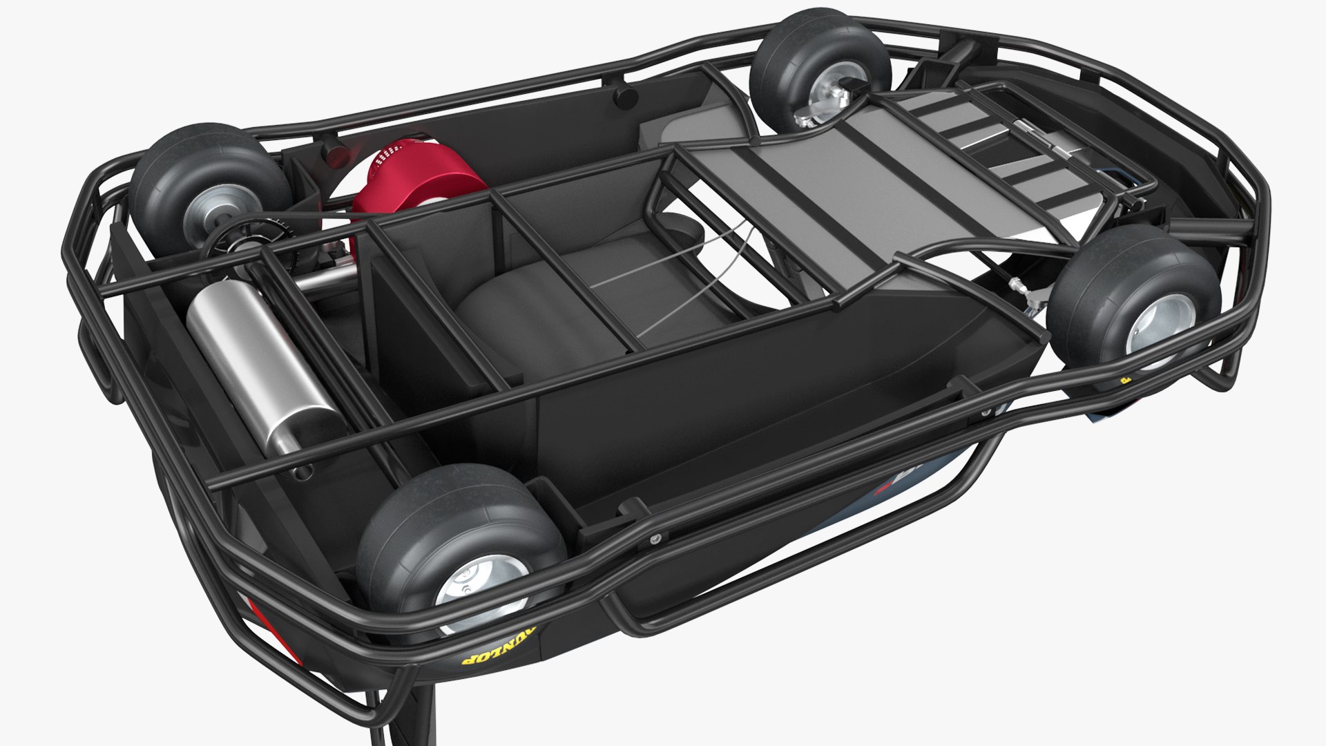 RiMO ALPHA2 Kart with Roll Bar 3D model - TurboSquid 1884845